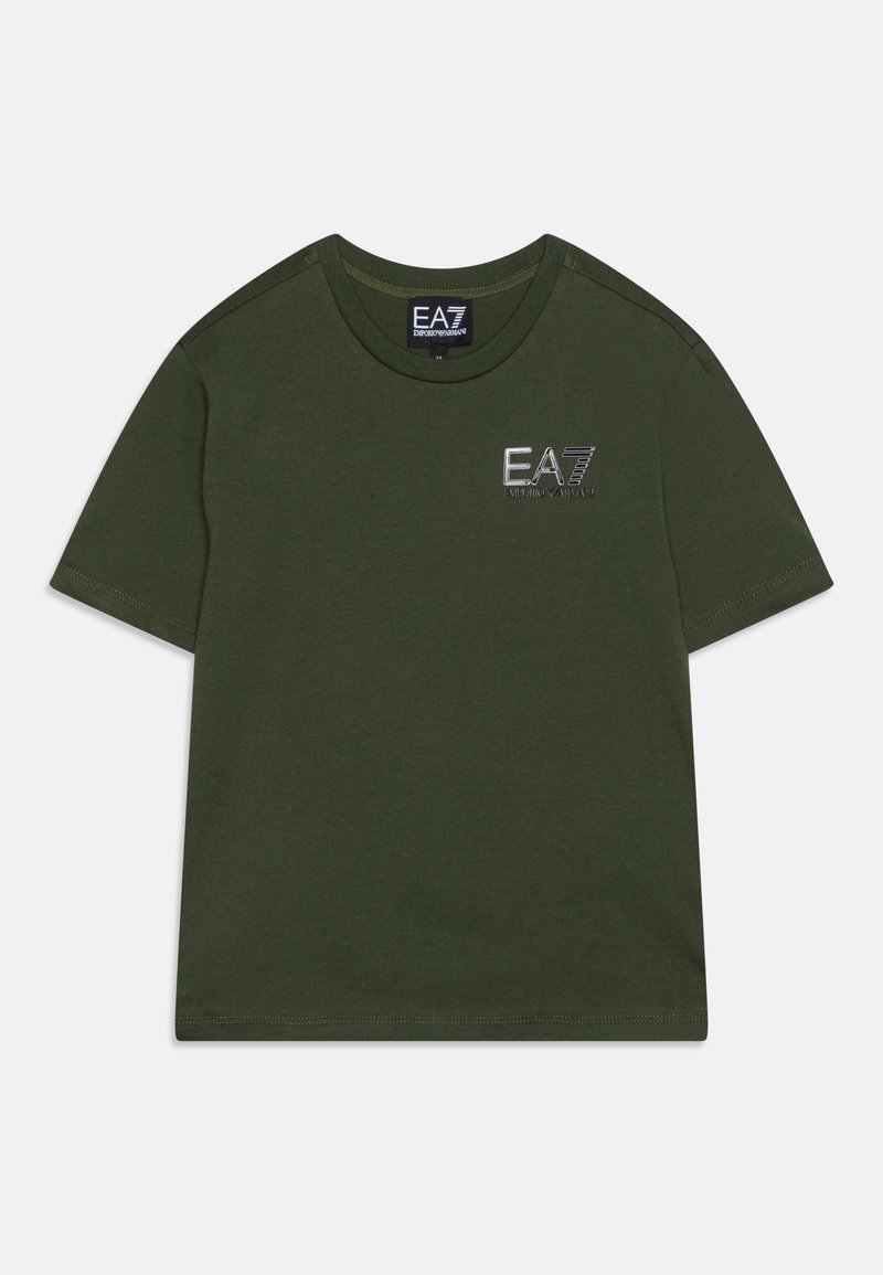 EA7 Emporio Armani UNISEX - Basic T-shirt - duffel bag green/olive ...