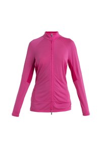 Icebreaker MERINO ZONEKNITZIP - Sweatjacke - BRIGHT PINK/neonpink ...