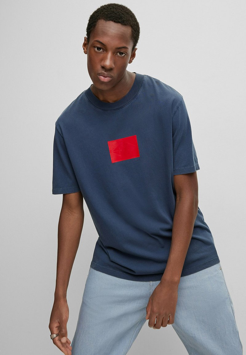 HUGO REPLAY - T-Shirt print - blue/blau - Zalando.ch