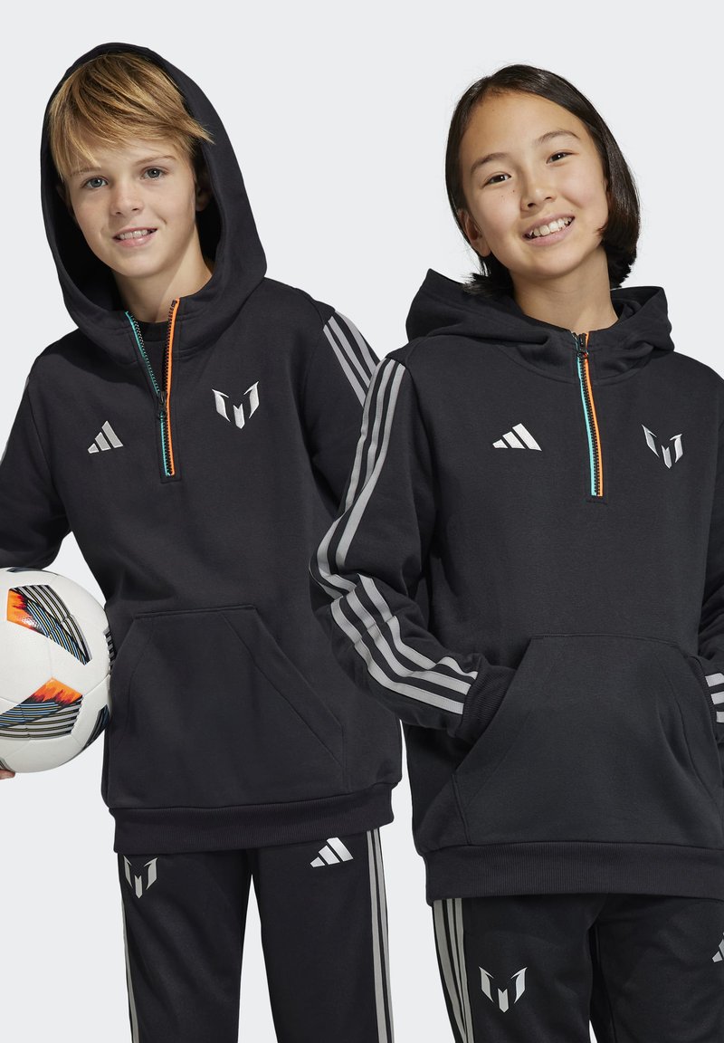 adidas Performance MESSI HOODY UNISEX - Kapuzenpullover - black/schwarz ...