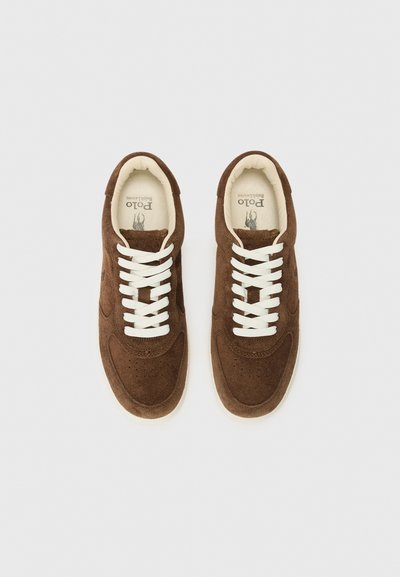 Polo Ralph Lauren MASTERS LOW LACE UNISEX - Sneakers laag - chocolate ...