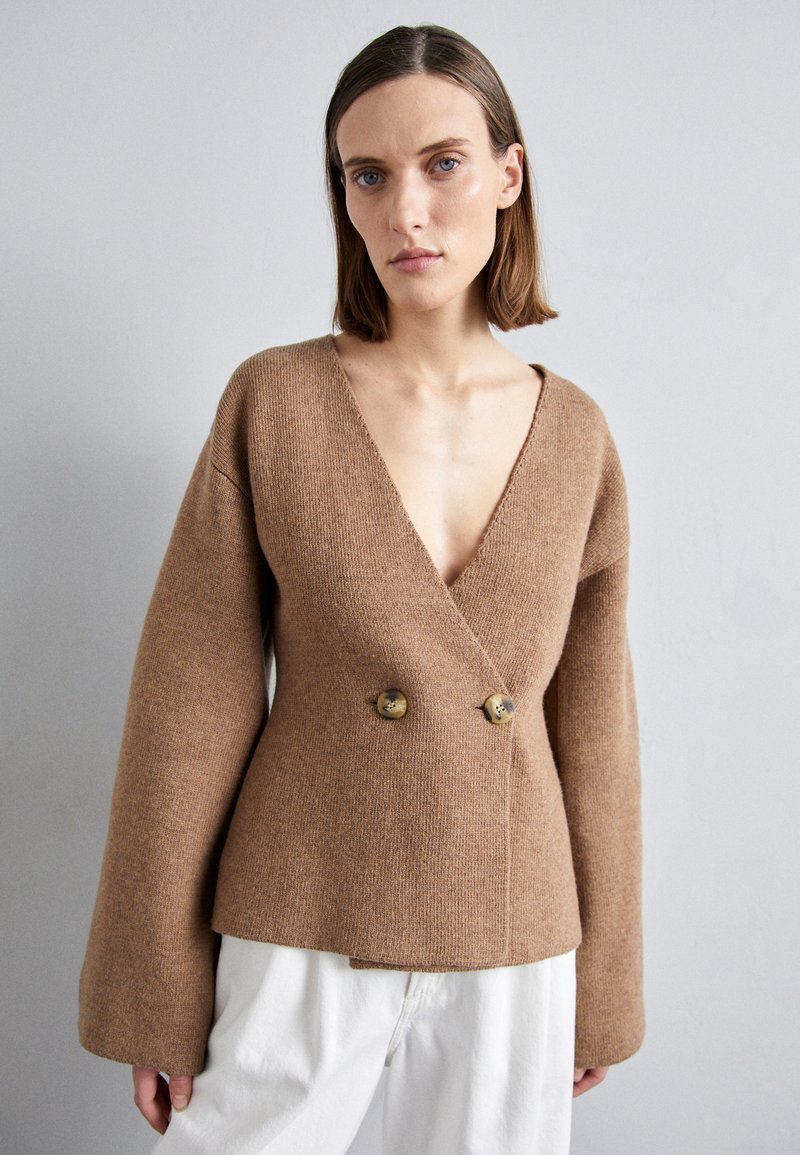 By Malene Birger TINLEY - Cardigan - tobacco brown/cognac - Zalando.it