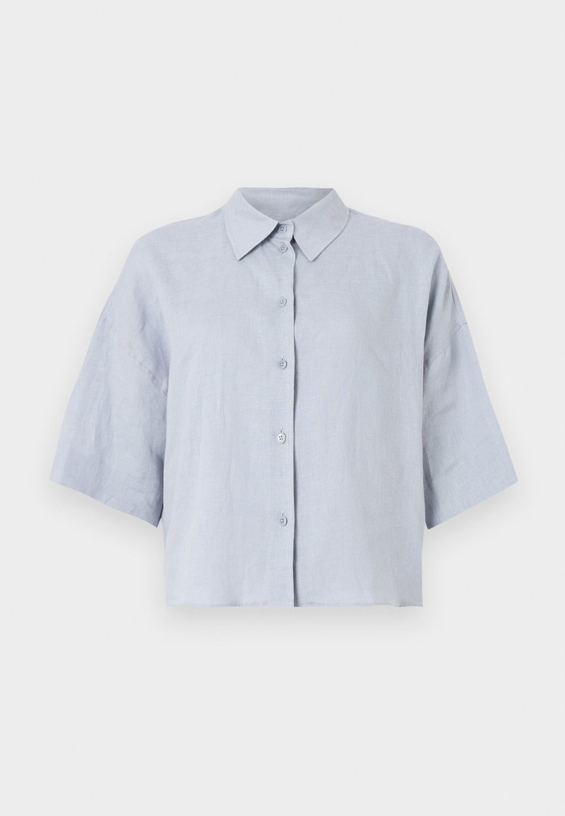 DRYKORN YARIKA - Button-down blouse - blue/light blue - Zalando.co.uk