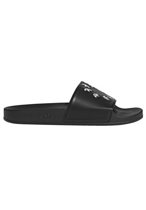adidas Originals ADILETTE UNISEX - Tongs - core black/ftwr white/team ...