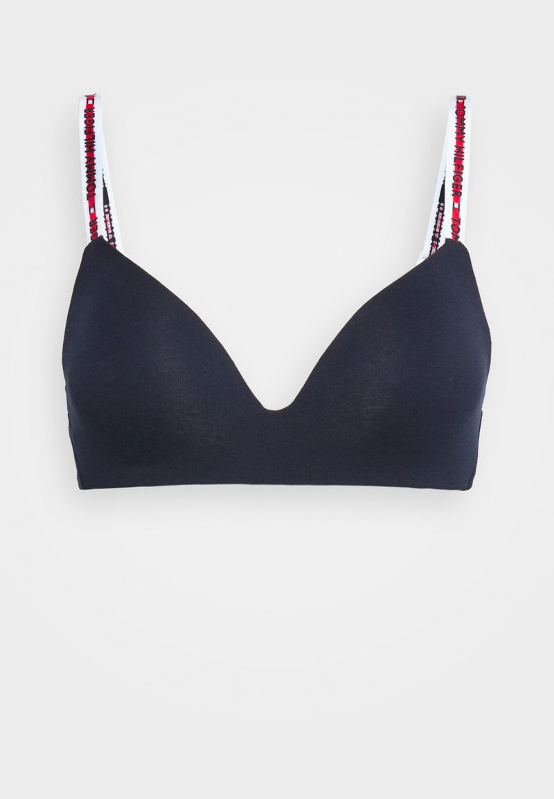 Tommy Hilfiger TRIANGLE BRA - T-shirt bra - desert sky/dark blue ...