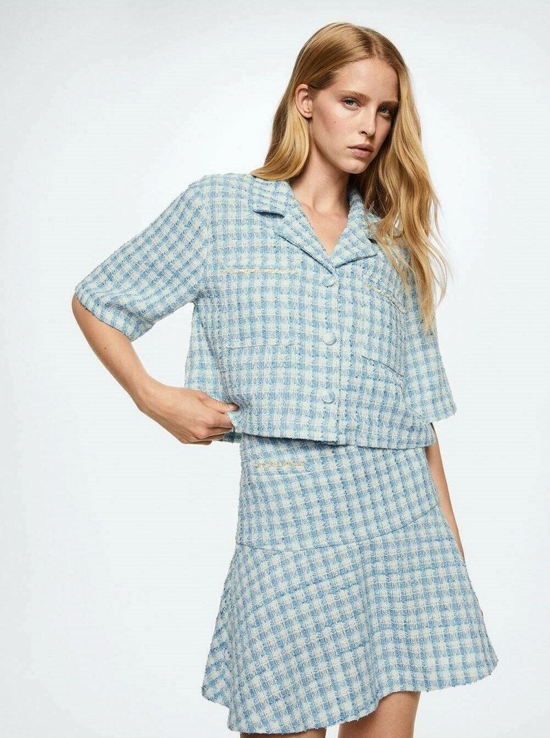 Mango NILO-H - Button-down blouse - blau/dark blue - Zalando.de