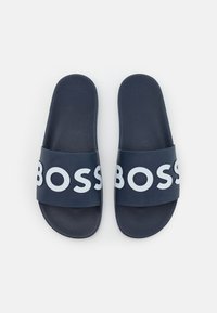 BOSS BAY IT UNISEX - Badesandale - dark blue/dunkelblau - Zalando.de