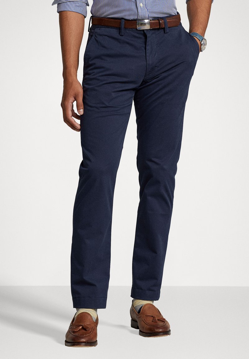 Polo Ralph Lauren WASHED STRETCH SLIM FIT CHINO TROUSER - Chinos ...
