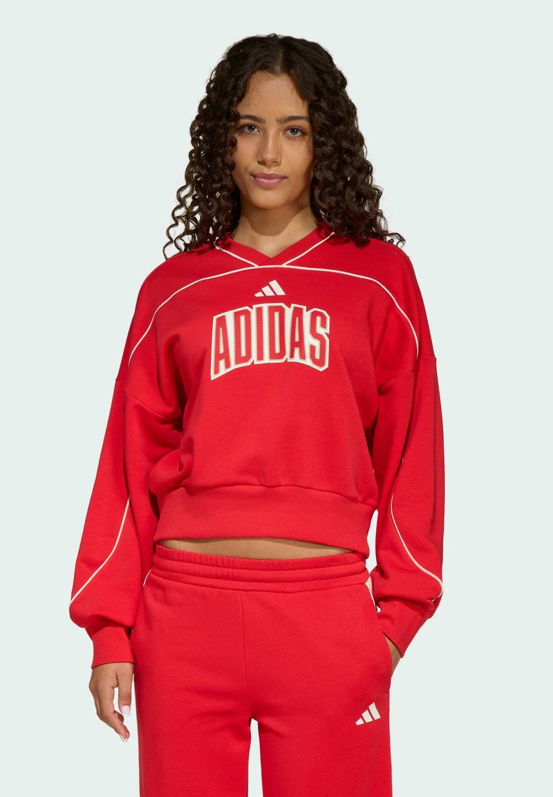 adidas Sportswear STADIUM - Collegepaita - pure ruby/off white/punainen ...