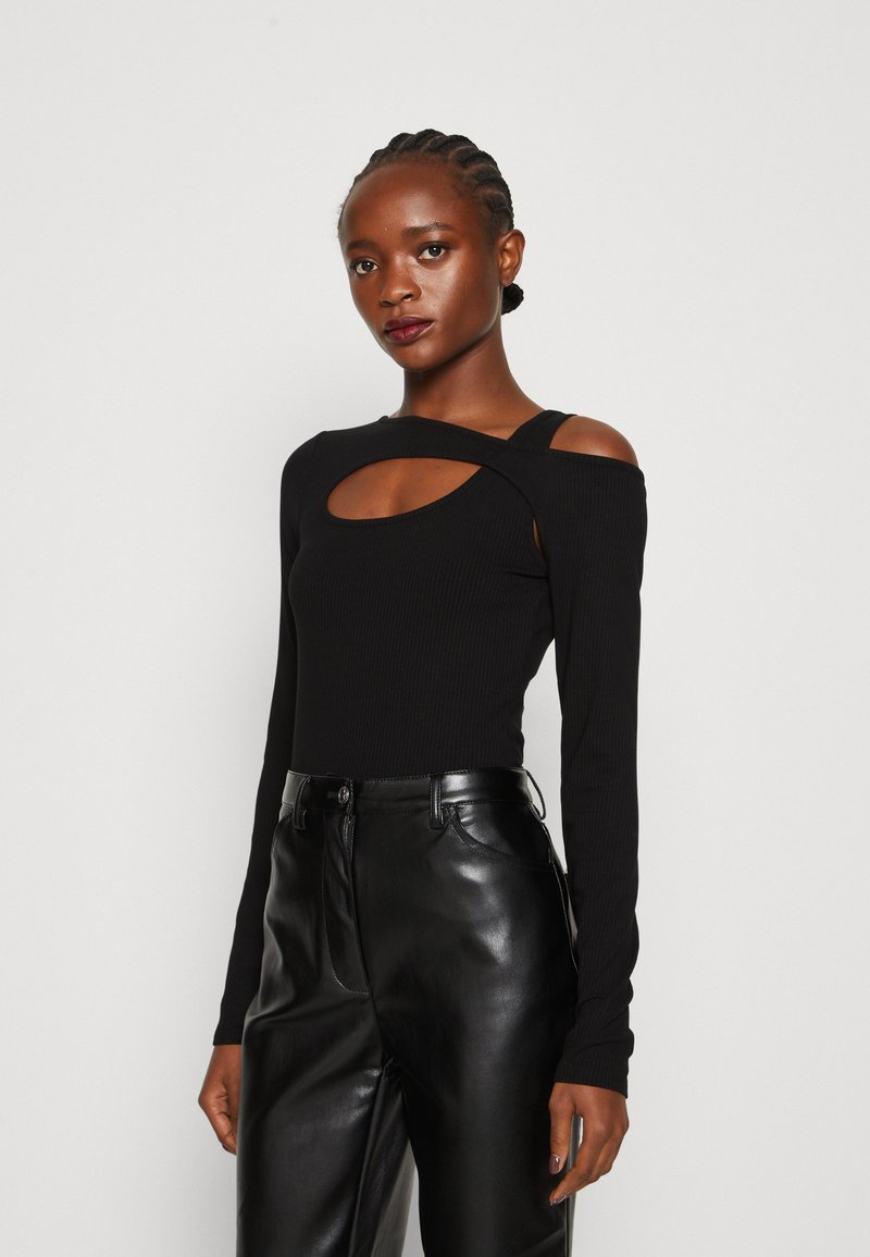 mbyM AMAYAH-M - Long sleeved top - black - Zalando