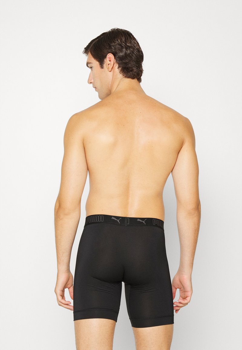 Puma SPORT LONG BOXER 2 PACK - Pants - black - Zalando.ie