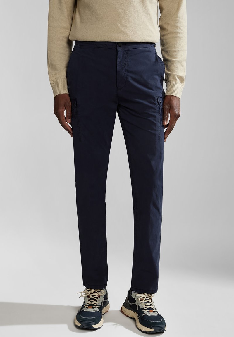 Napapijri M-DEASE - Pantalon cargo - blu marine/bleu - ZALANDO.FR