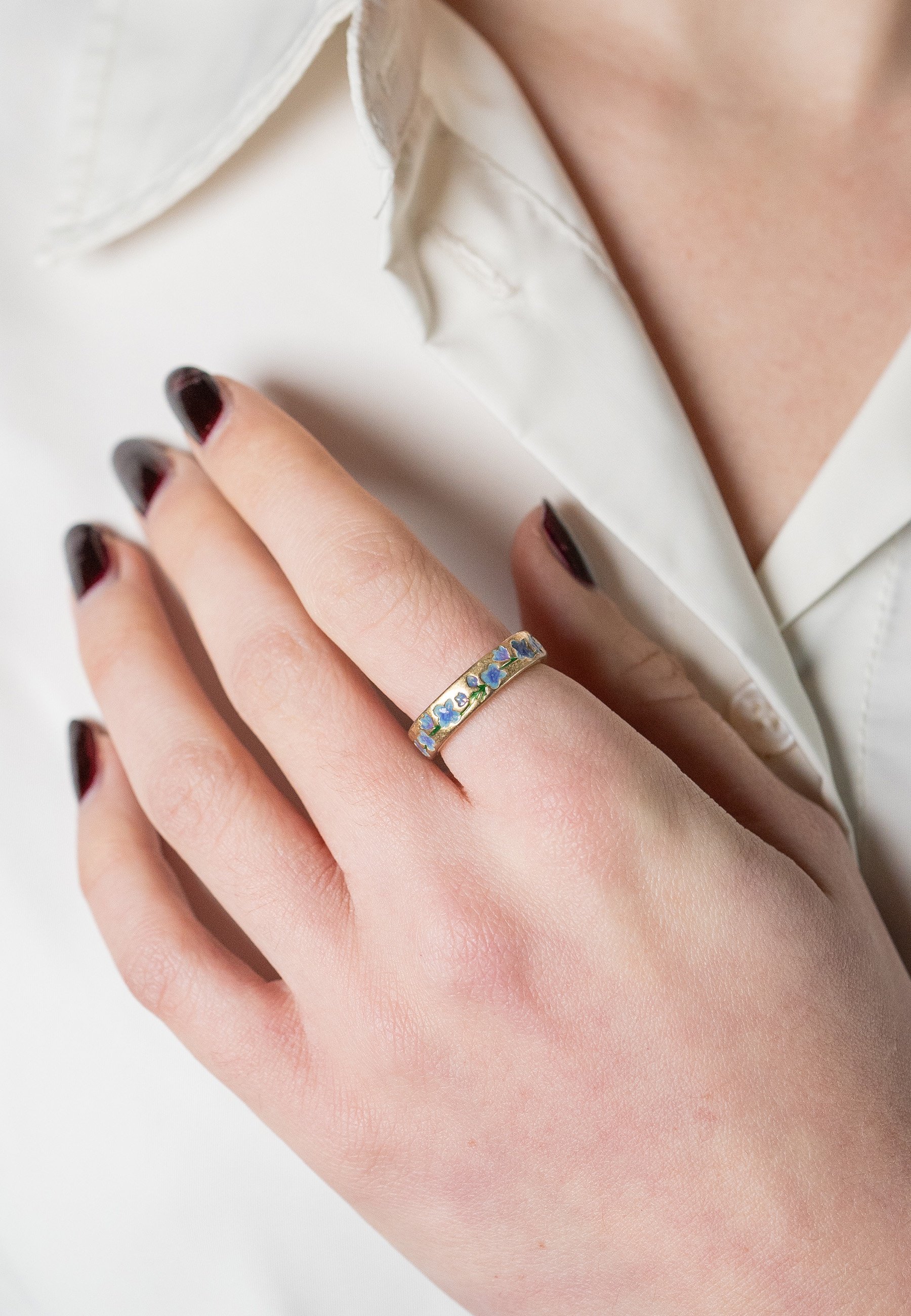 FABLE ENGLAND FORGET ME NOT Ring gold coloured goldfarben Zalando