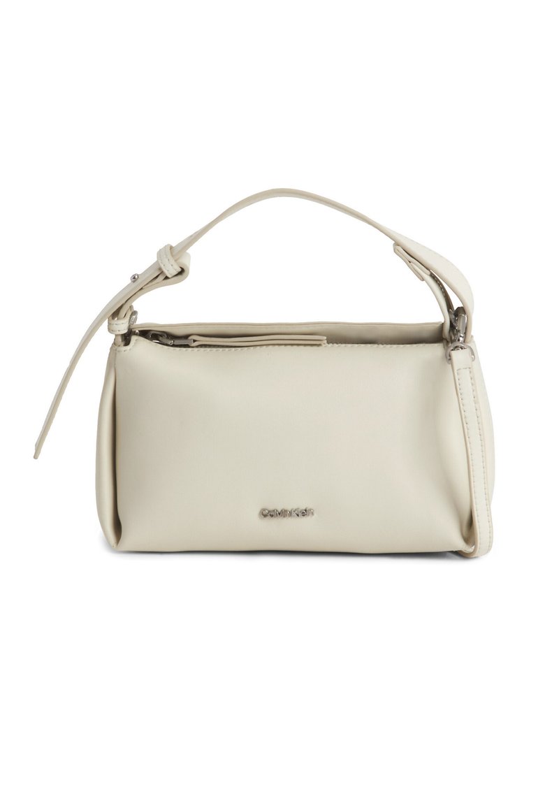Calvin Klein ELEVATED SOFT MINI BAG - Handbag - dk ecru/off-white ...