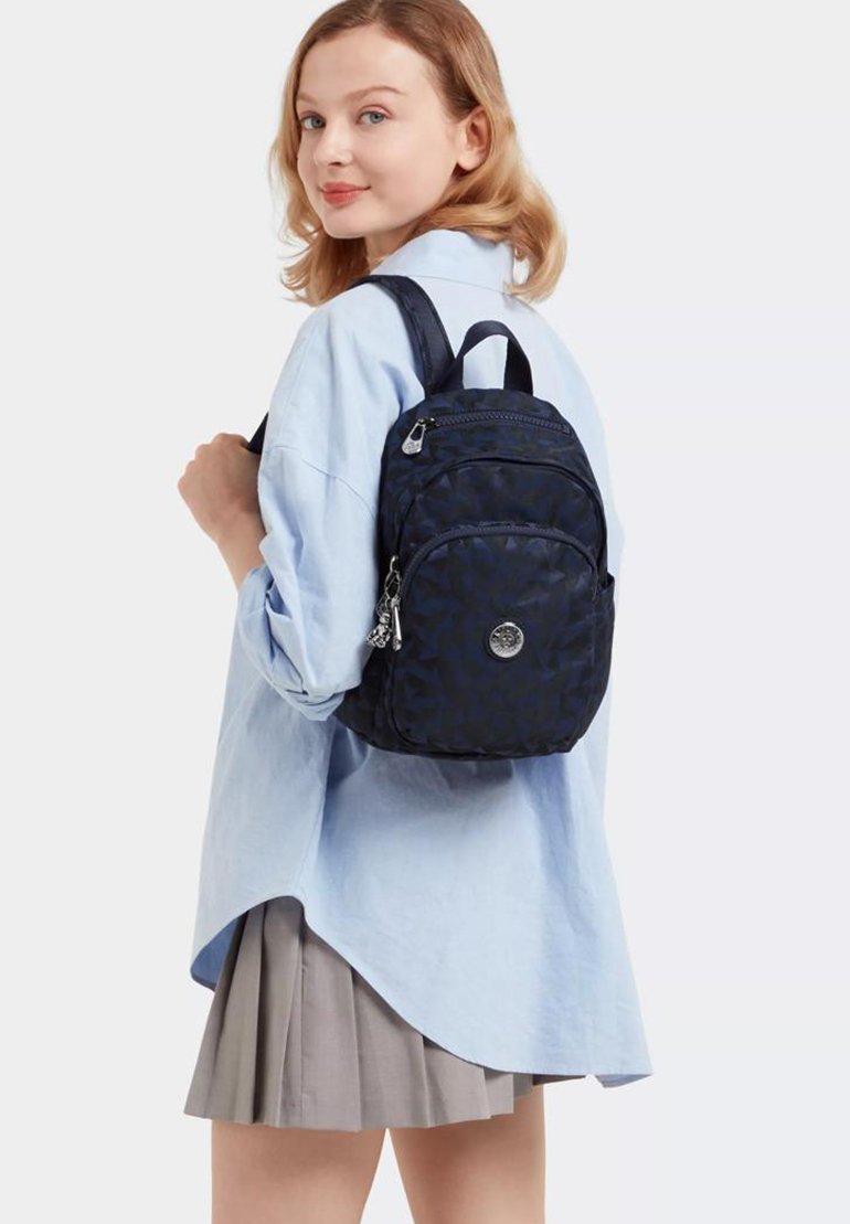 Kipling DELIA EJ - Tagesrucksack - endless navy jacquard/royal - Zalando.de
