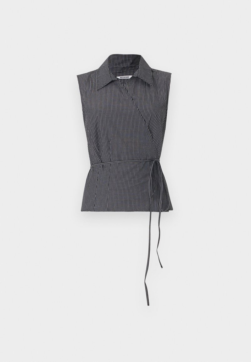 Weekday ABY WRAP - Camicetta - black/nero - Zalando.it