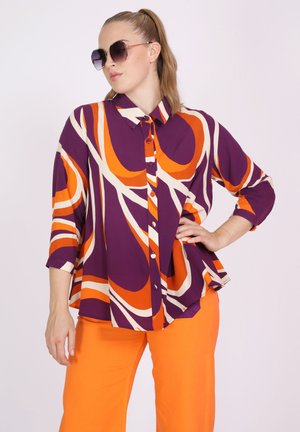 Jean Marc Philippe UNI EFFET - Hemdbluse - noir/schwarz - Zalando.de