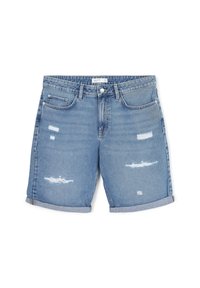 Calliope MEDIO ROTTURE TOPPA - Jeans Shorts - blu denim medio/blue ...