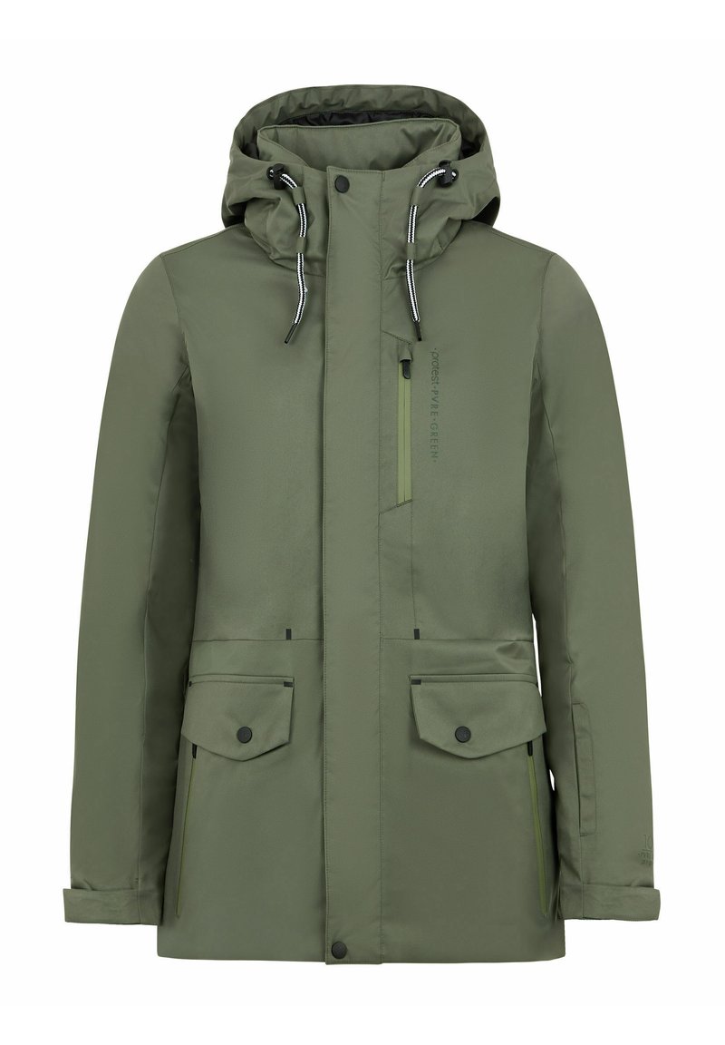 Protest PRTCHESSIE - Snowboard jacket - botanic green/dark green - Zalando