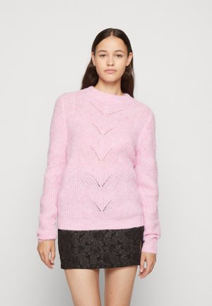 Guess OFF SHOULDER MEGAN - Strickpullover - rose/rosa - Zalando.ch
