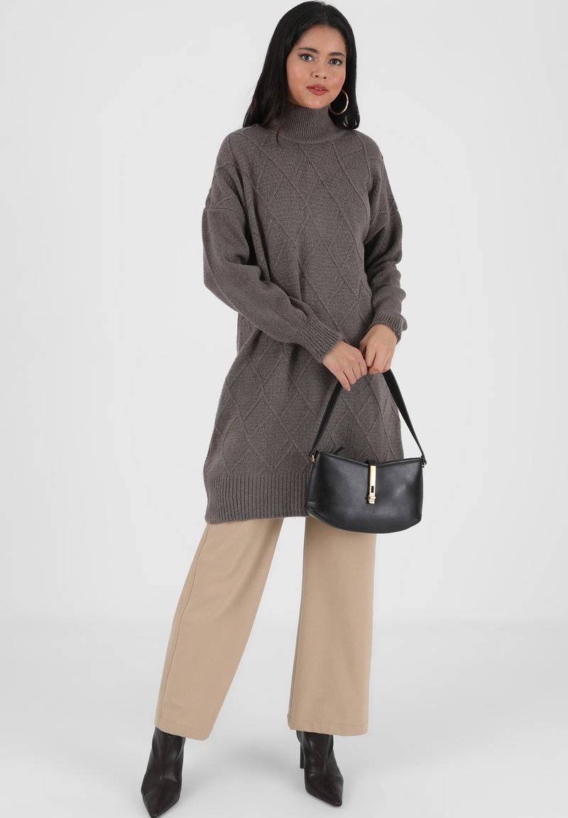 Modanisa REFKA - Striktrøje - brown/brun - Zalando.dk