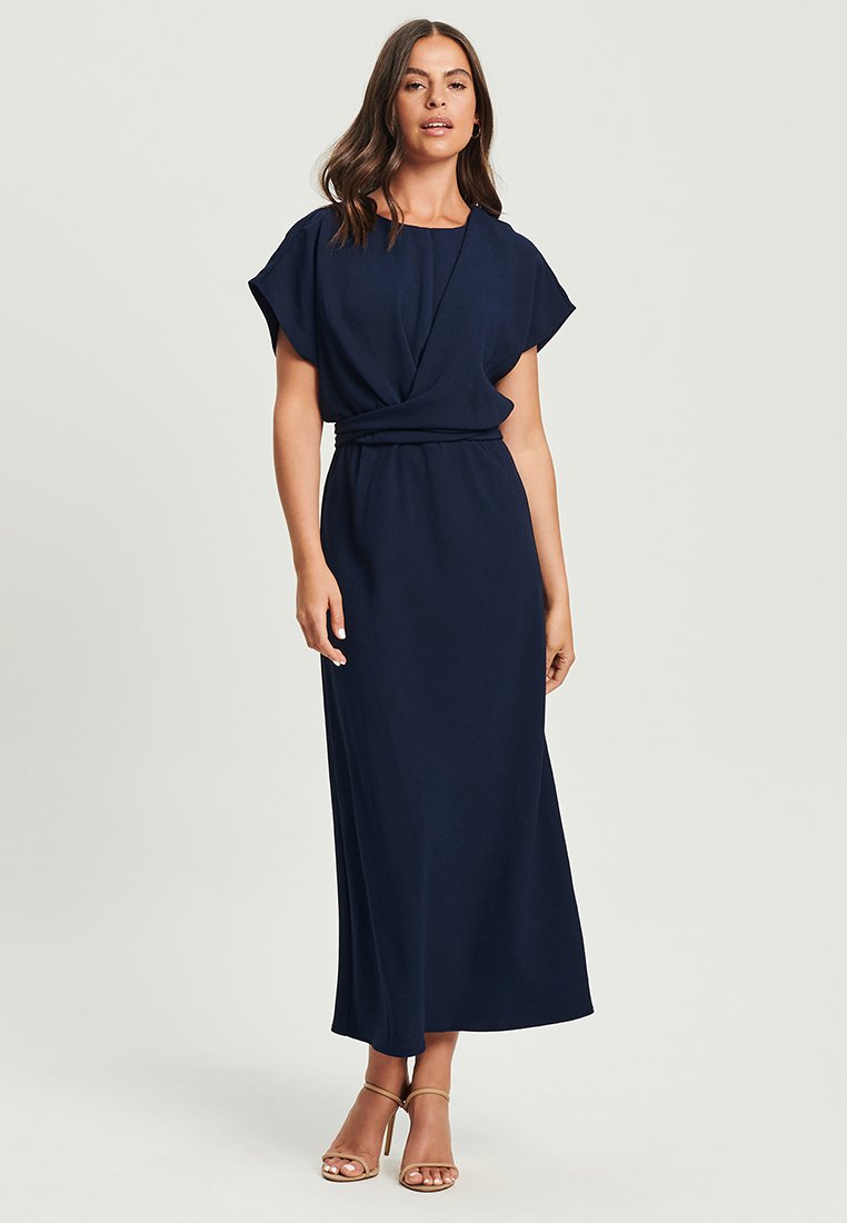 TUSSAH MELINA MIDI - Robe de jour - navy blue/bleu marine - ZALANDO.FR