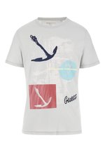Guess ANCHOR - Camiseta estampada - pale gray/gris claro - Zalando.es