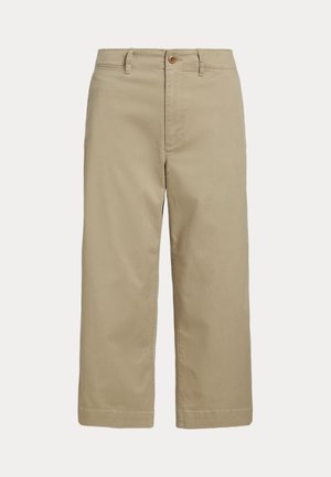 Polo Ralph Lauren CROPPED SLIM FIT TWILL CHINO TROUSER - Pantalones chinos - newport navy/azul ...