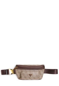 Guess MILANO COMPACT BUM BAG UNISEX - Heuptas - beige/brown/beige ...