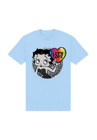 Henry Tiger BETTY BOOP LET S LOVE - T-shirt print - light blue ...