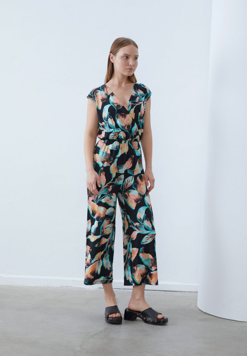 Anna Field Lühikeste varrukatega bodi - black/pink/must - Zalando.ee