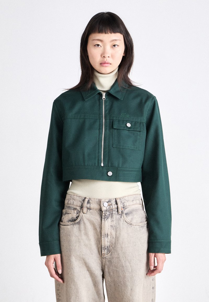 Lacoste Denim jacket - sinople/dark green - Zalando