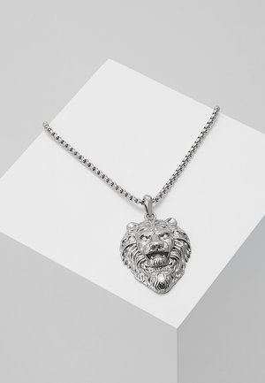 Guess CHAIN LION UNISEX - Necklace - silver-coloured - Zalando.co.uk