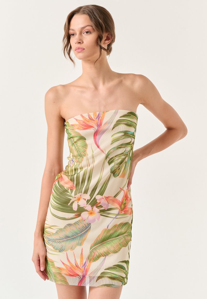 Jimmy Key TROPICAL - Day dress - sage green/light green - Zalando
