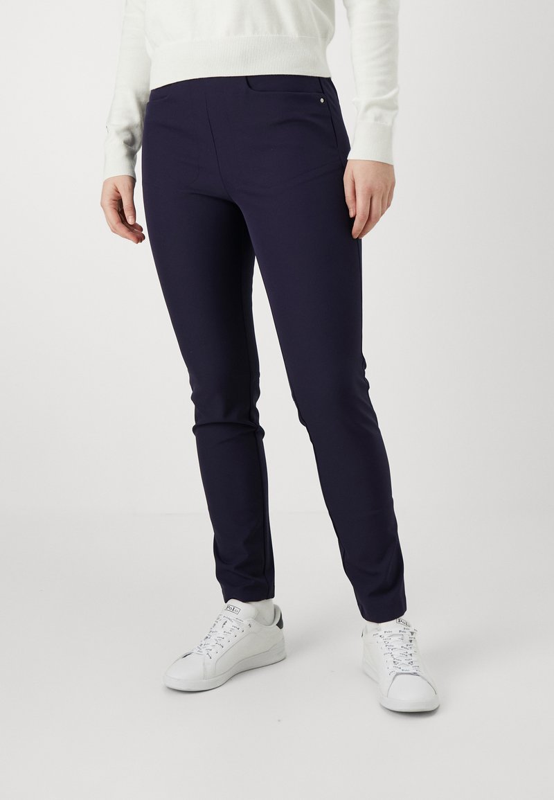 Polo Ralph Lauren EAGLE ANKLE FLAT FRONT - Trousers - refined navy/dark blue - Zalando.ie