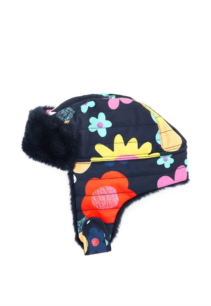 Next QUILTED TRAPPER HAT - Gorro - navy blue floral/azul - Zalando.es