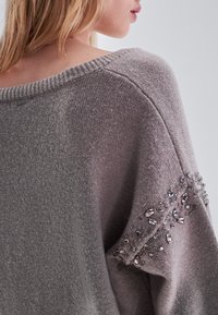 IKKS WITH V-NECK - Strickjacke - grey/grau - Zalando.de