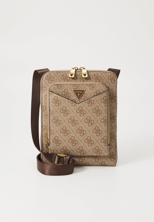 Guess MITO BILLFOLD WITH COIN - Lompakko - beige/brown/beige - Zalando.fi