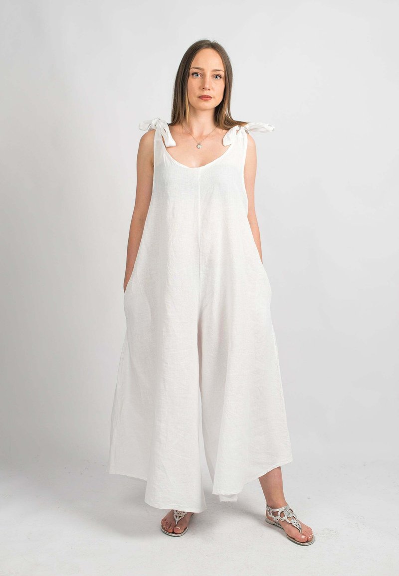 Dalle Piane Cashmere Overall / Jumpsuit - white/vit - Zalando.se