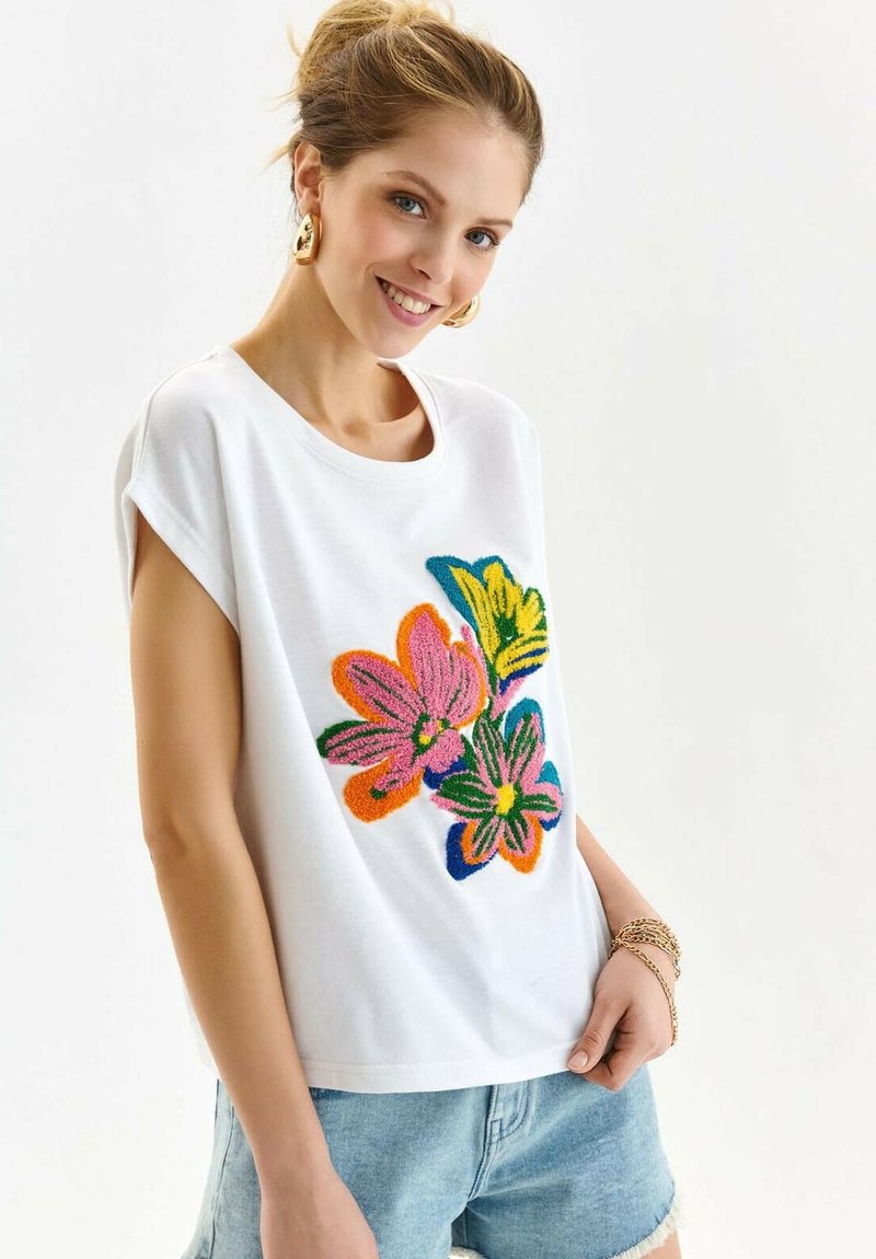 Top Secret T-Shirt print - biały/weiß - Zalando.de