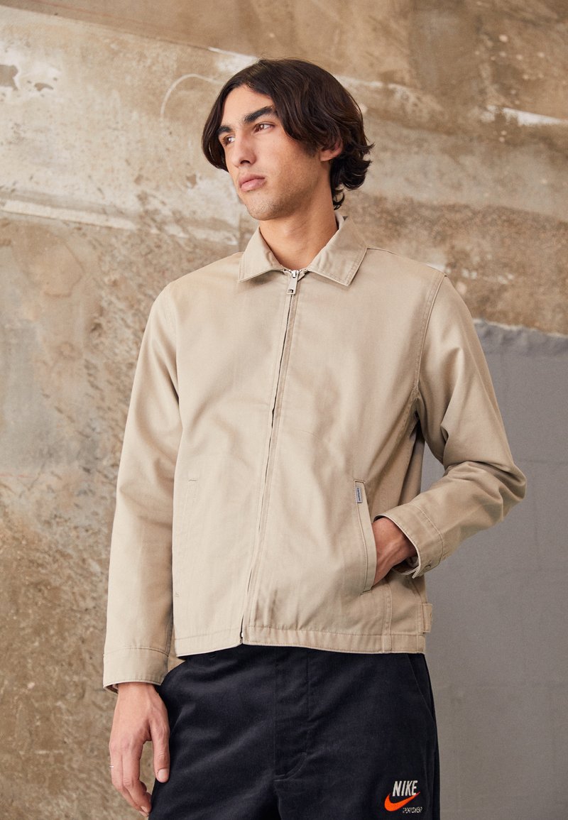 Carhartt WIP MODULAR DENISON - Summer jacket - wall rinsed/off-white ...