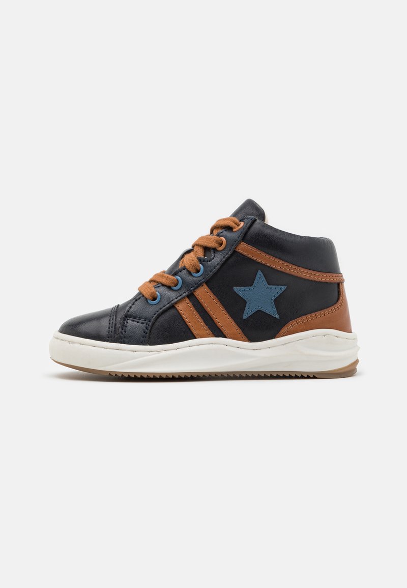 Friboo LEATHER - Zapatillas altas - dark blue/azul marino - Zalando.es