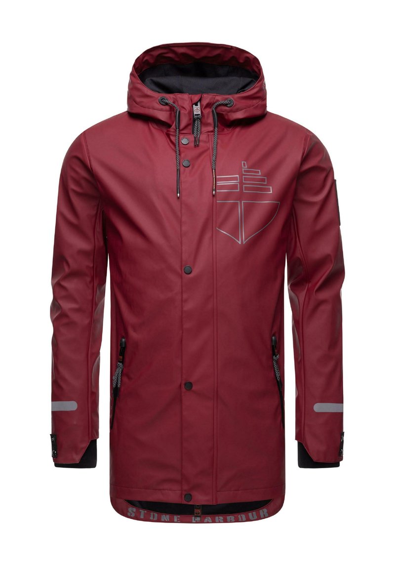 STONE HARBOUR TAMIO - Regenjas - granit red/donkerrood - Zalando.nl