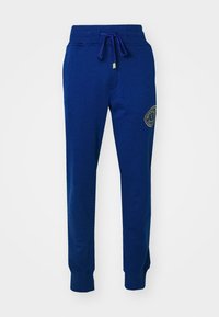 Versace Jeans Couture SMALL EMBRO - Pantaloni de trening - steelblue ...