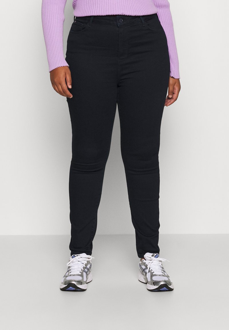 Tommy Hilfiger Curve HARLEM - Jeans Skinny Fit - black denim - Zalando ...