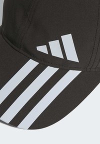 adidas Performance STRIPES AEROREADY BASEBALL - Cap - black white white ...