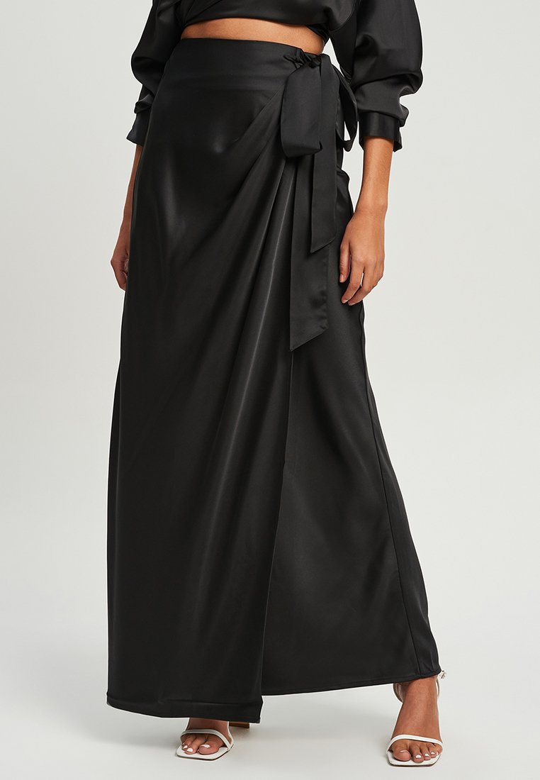 TUSSAH MINDY - Falda cruzada - black/negro - Zalando.es