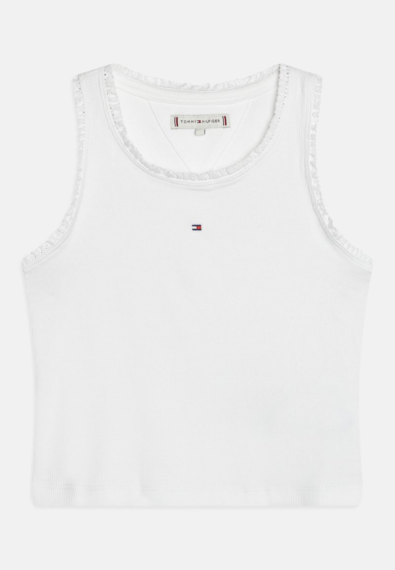 Tommy Hilfiger ESSENTIAL LACE TANK - Top - white - Zalando.de