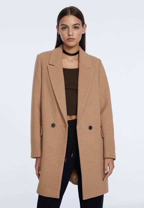 Cache Cache MIT KNÖPFEN - Mantel - beige - Zalando.be