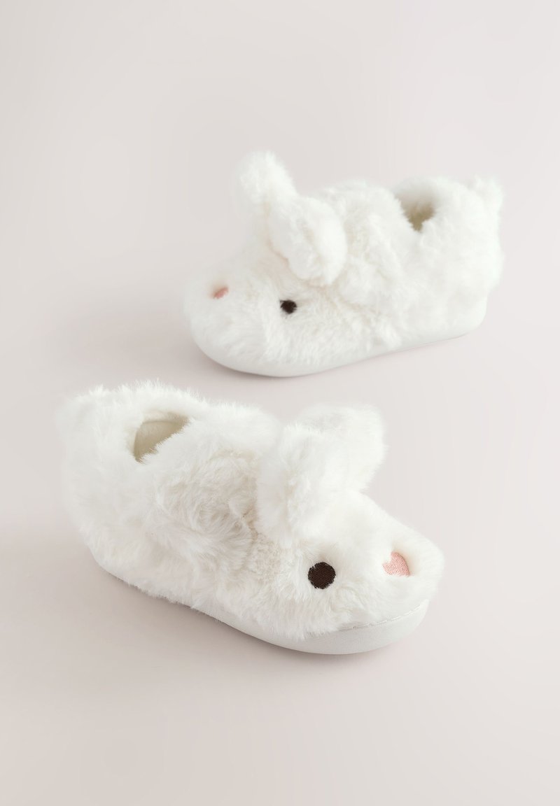 Next REGULAR FIT - FAUX FUR SLIPPERS . - Hjemmesko - white/hvid ...